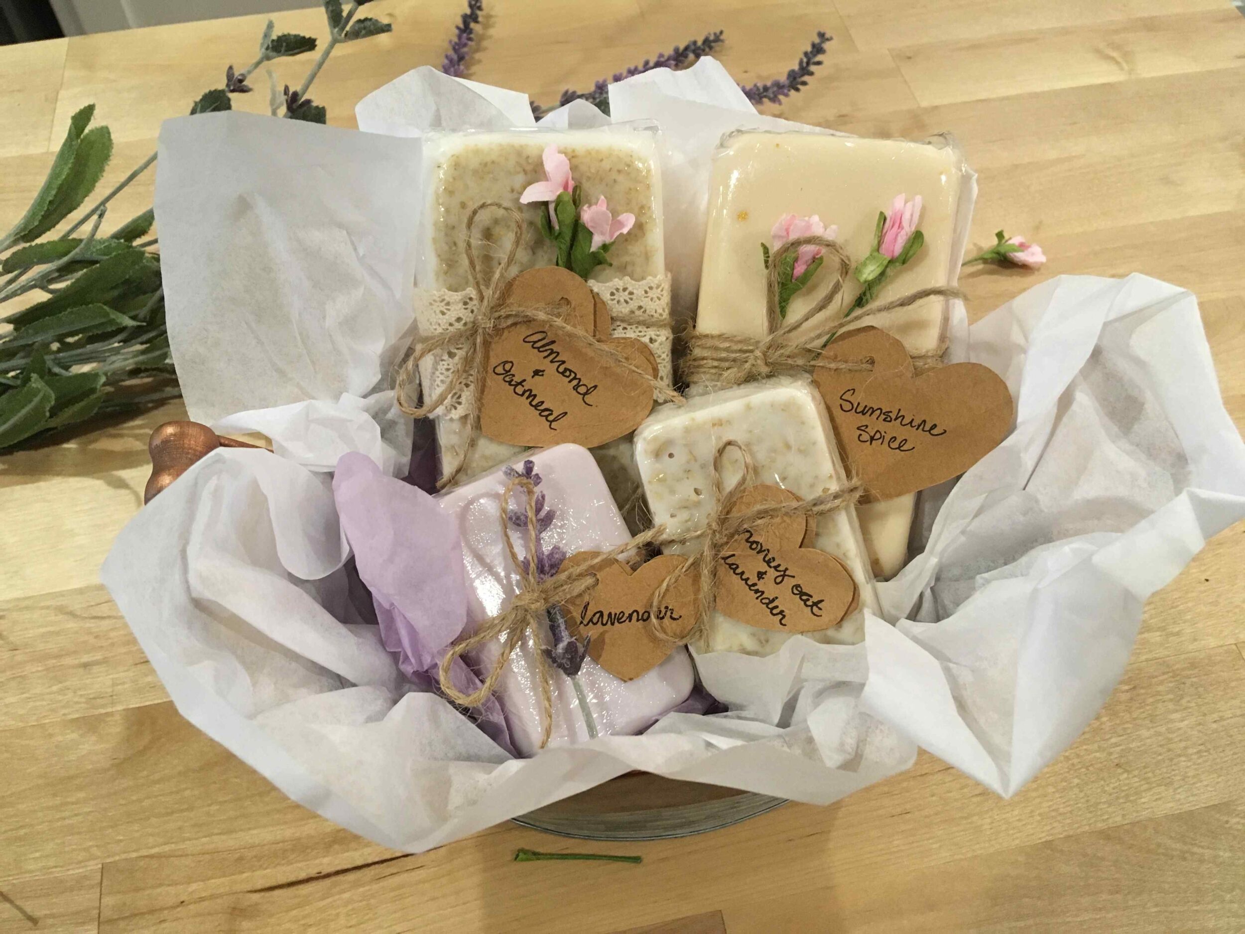 Homemade Soaps Gift Baskets Ivy Iron