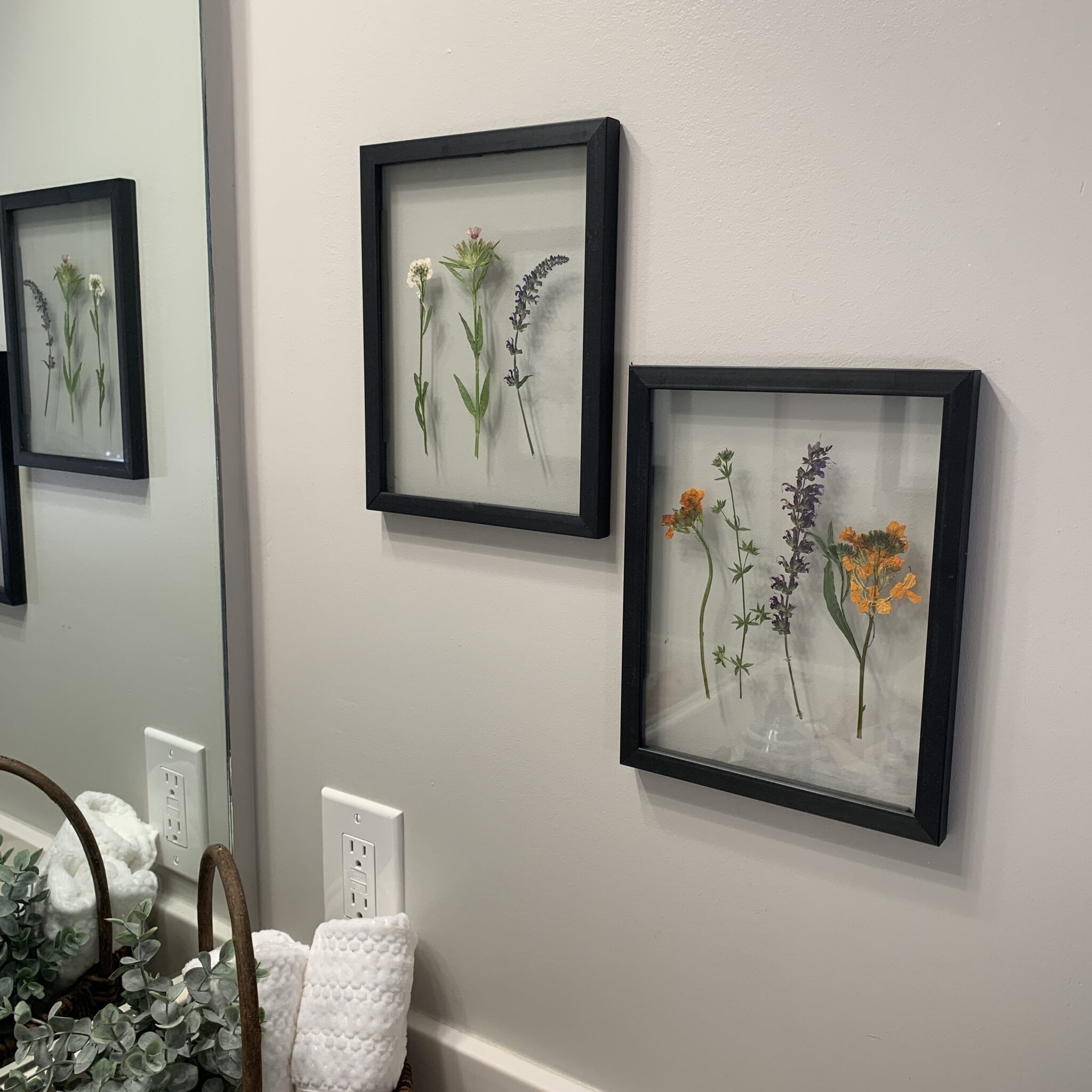 DIY Framed Dried Flowers - Ivy&Iron